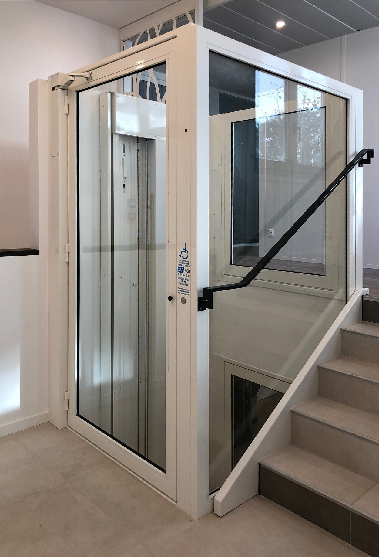 Réalisations Elévateurs PMR & Privatifs NIV-ILA sur mesure par SAFtech